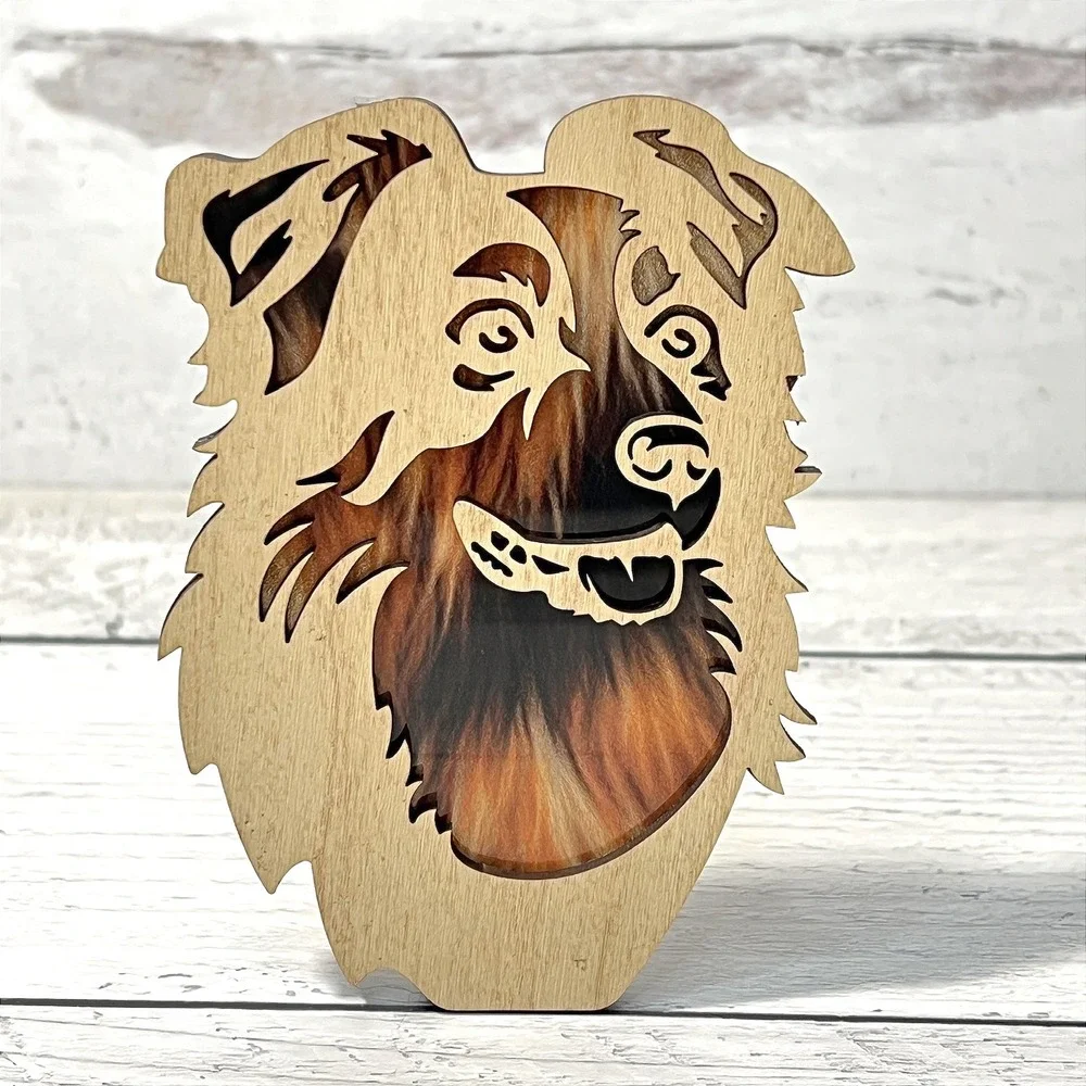 Bone and Bloom | Other | Australian Shepherd Handmade Night Light Led ...